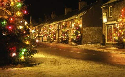 Castleton At Christmas Photo Gary Wallis Yorkshire England