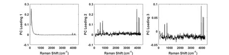 Plots Of The Loadings For The First Three Principal Components The