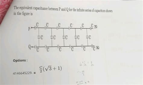 The Equivalent Capacitance Between P And StudyX