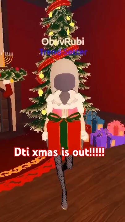 Who Got The Code I Did Roblox Xmas Dti Fypシ゚ Youtube