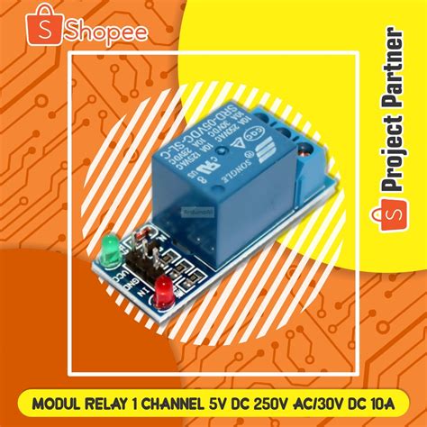 Jual Relay Channel Module V DC Output V AC V DC A Arduino Indonesia Shopee Indonesia