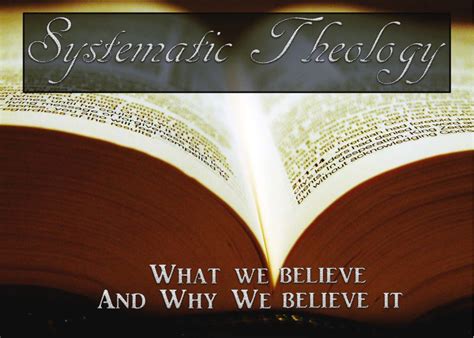 Systematic Theology Bat Cave Baptist
