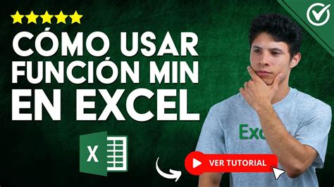 ¿cómo Usar La FunciÓn Min En Excel ⬇️ Aplica La Función Min Como Un