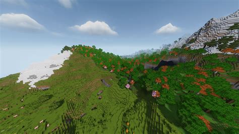 Scenic Minecraft Seed For You All To Enjoy Shaders And Texture Pack Is On 3857268439338544302