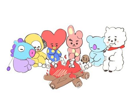 Bt21 Fanart ♡ Fanart Kawaii Desenhos Incriveis