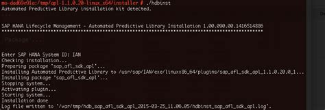 how to uninstall the automated predictive library sap community