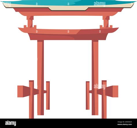 Red Torii Gate Stock Vector Image And Art Alamy