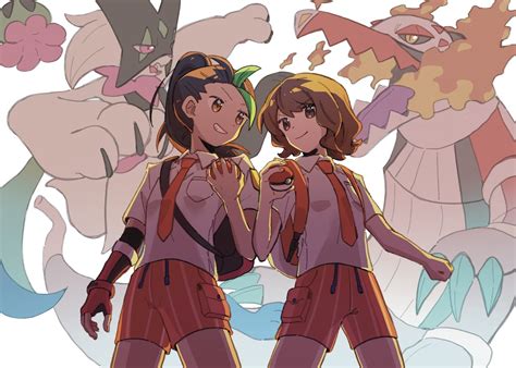 Nemona Meowscarada Skeledirge And Anna Pokemon And 1 More Drawn By