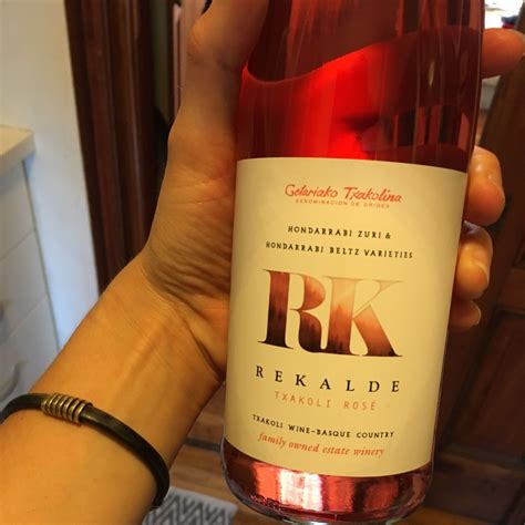Rekalde Hondarrabi Zuri And Hondarrabi Beltz Varieties Txakoli Rosé