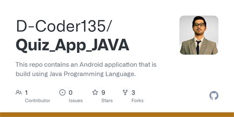 Github D Coder135quizappjava This Repo Contains An Android Application That Is Build Using