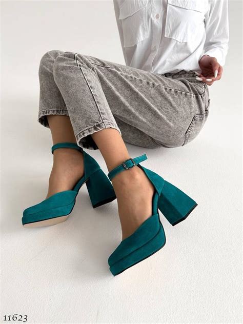 Туфлі замша на підборах — ціна 2350 грн у каталозі Туфлі Купити жіночі