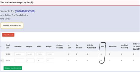 Edit Inventory Section Showing 0 Sold Voters Commentsold
