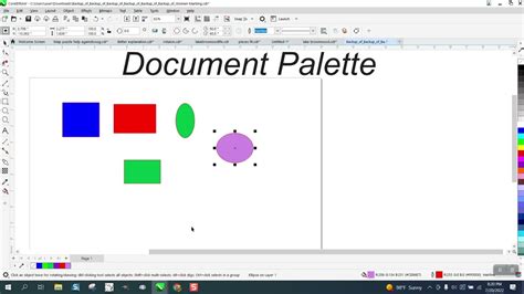 unveiling the design palette a deep dive into coreldraw s document palette