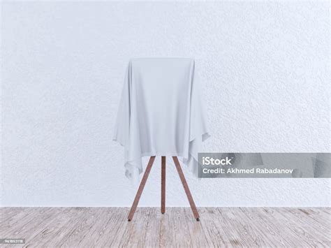 나무 바닥 그리고 밝은 배경 또는 프레 젠 테이 션 행사를 여는 전시회에 대 한 예술 개념 3 차원 일러스트 레이 션 0명에