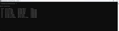 Use Netstat Command In Windows Check Network Connections