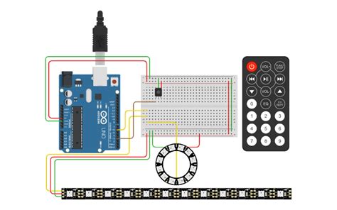 Circuit Design Ir Remote Control Rgb Led Tinkercad