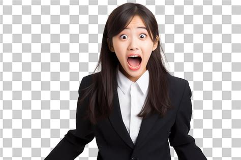 Premium PSD Teen Pretty Japanese Girl On Isolated Chroma Key Background