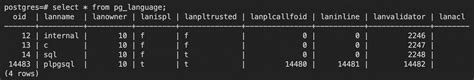 PostgreSQL PL pgSQL 原理简析 上 墨天轮