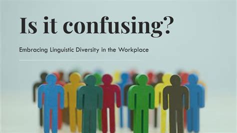 Multilingual Workplaces Linguistic Diversity Is It Confusing