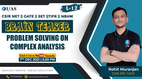 Complex Analysis Questions And Answers L 12 Csir Net Mathematics Gate Set And Iit Jam Maths