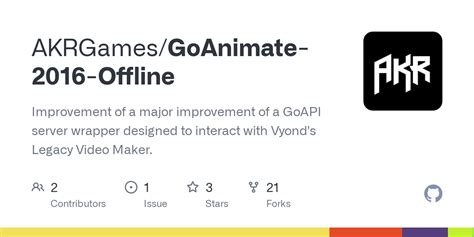 Github Akrgamesgoanimate 2016 Offline Improvement Of A Major