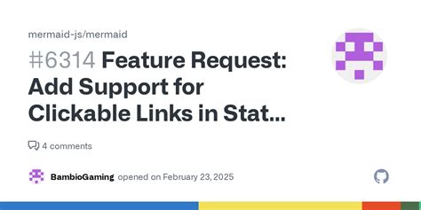 feature request add support for clickable links in state diagram nodes