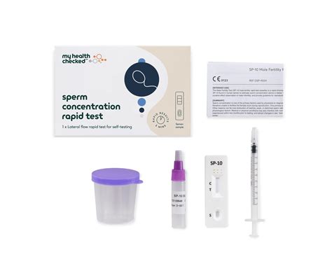 Sperm Concentration Rapid Test Myhealthchecked