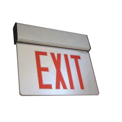 LED Universal Edge Lit Exit Sign Motive Lighting