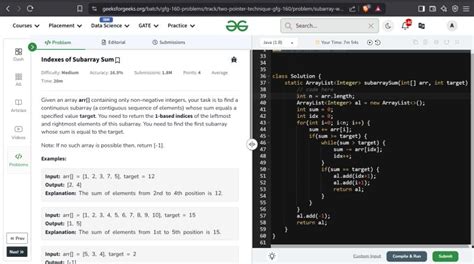 gfg160 gfg160 geekstreak2025 java datastructures