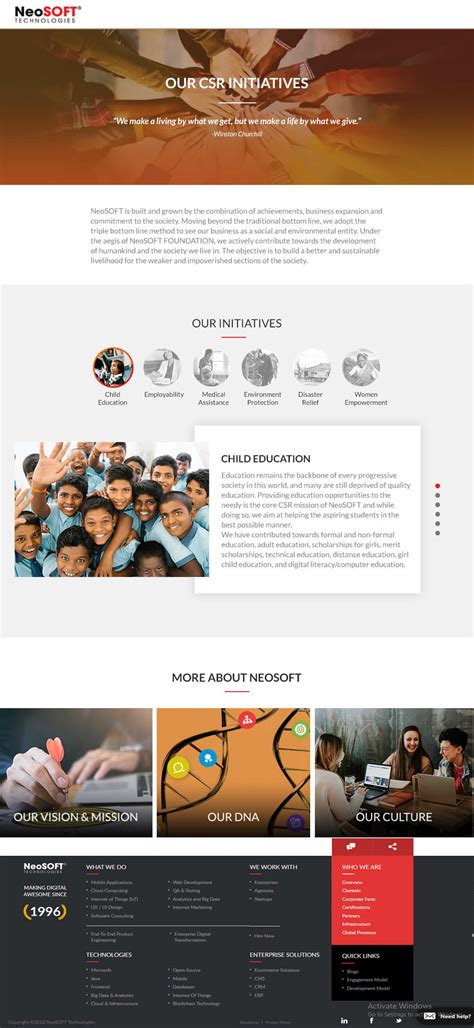 Neosoft Technologies UI Design On Behance