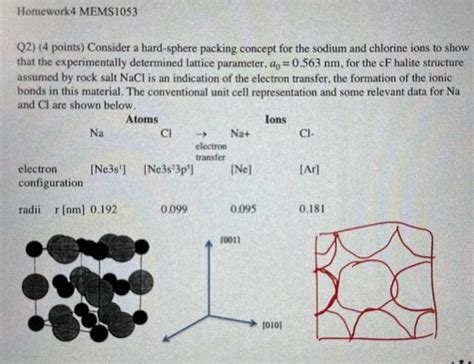 Solved Q2 4 Points Consider A Hard Sphere Packing Concept