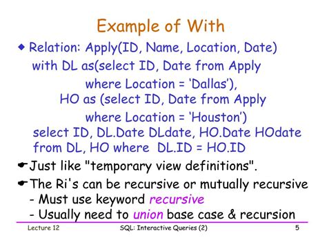 Ppt Sql Advanced Topics Powerpoint Presentation Free Download Id