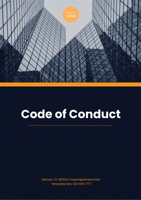 Free Code Of Conduct Templates To Edit Online