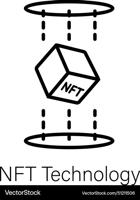 Nft Technology Royalty Free Vector Image Vectorstock