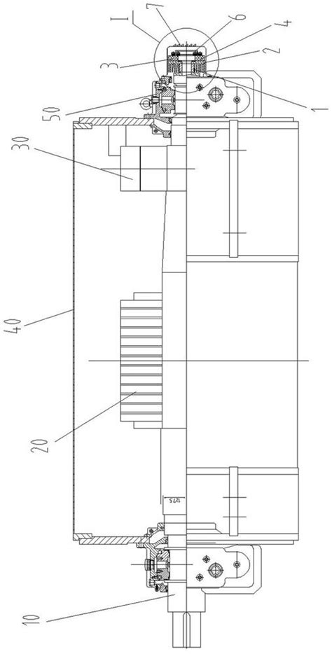 brushless synchronous generator rotary rectifying device and