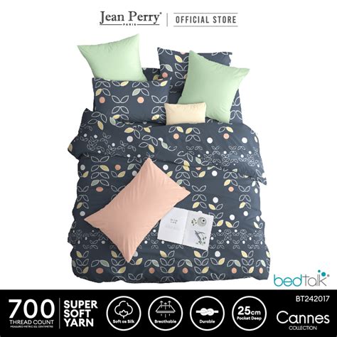 Bedtalk Cannes Collection Comforter Set Super Soft Yarn Fabric Tc