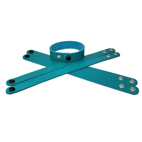 Full Grain Leather Bracelets 34 Inch Wide 10 Packs In Many Colors And