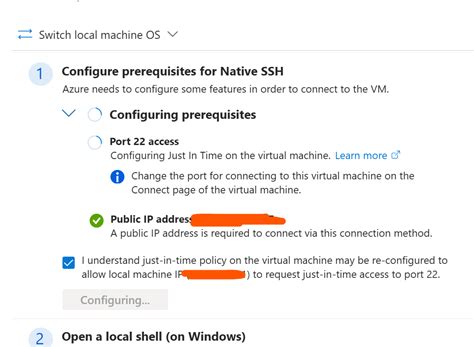 Access Vms Ssh Goes In A Loop Microsoft Qanda