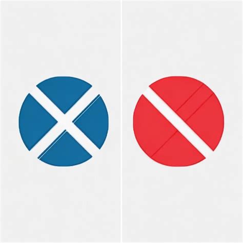 Premium Photo Free Vector Right And Wrong Check Mark Cross Symbol Design