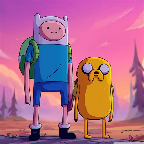 Adventure Time With Finn And Jake 4k Uhd Wallpaper For Ultrahd Desktop And Tv Widescreen And