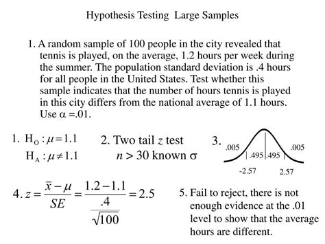 Ppt Hypothesis Testing Large Samples Powerpoint Presentation Free Download Id5850842