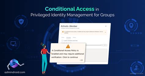 Conditional Access In Privileged Identity Management For Groups