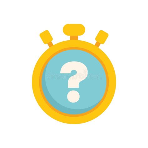 Question Mark Showing On Analog Stopwatch Timer Stock Illustration Illustration Of Concept