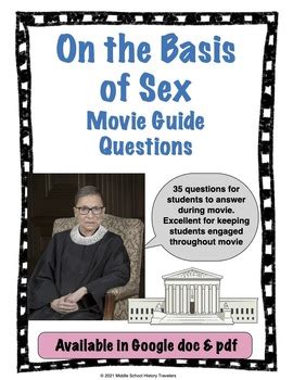 On The Basis Of Sex Movie Guide Questions Ruth Bader Ginsburg TPT