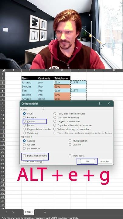 🔥 Excel Hack Copiez Sans Blancs 🔥 Exceltips Debutantexcel Exceltutorial Excel Exceltricks