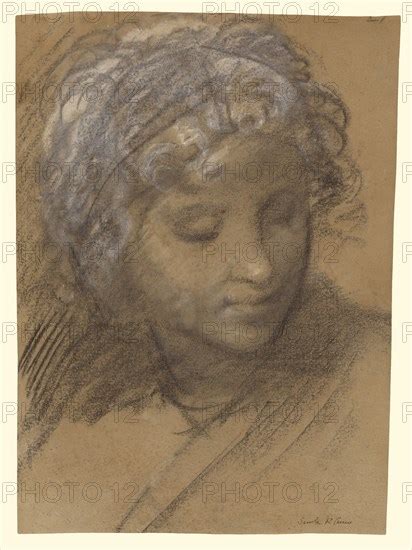 Head Of A Female Figure Recto Female Nude Verso Giulio Cesare Procaccini It Photo12
