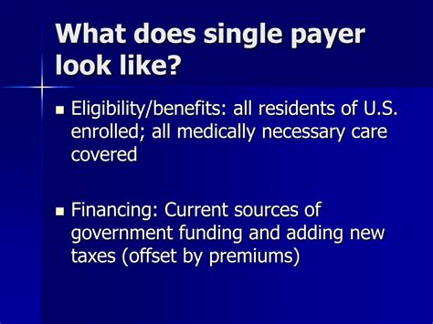 Ppt Single Payer 101 Powerpoint Presentation Free Download Id 818126
