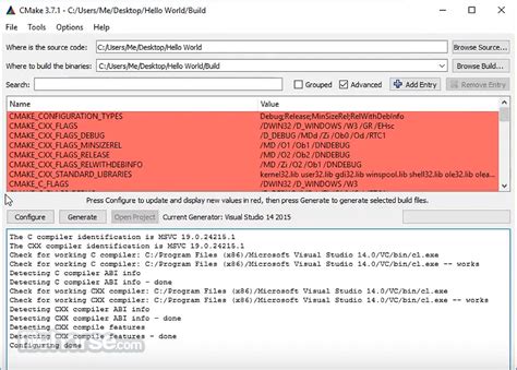 cmake build