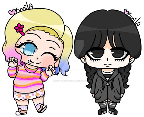 Merlina Y Enid By Kmilacreacion On Deviantart