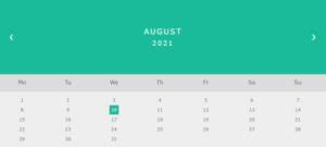 HTML Calendar Styling With CSS Examples